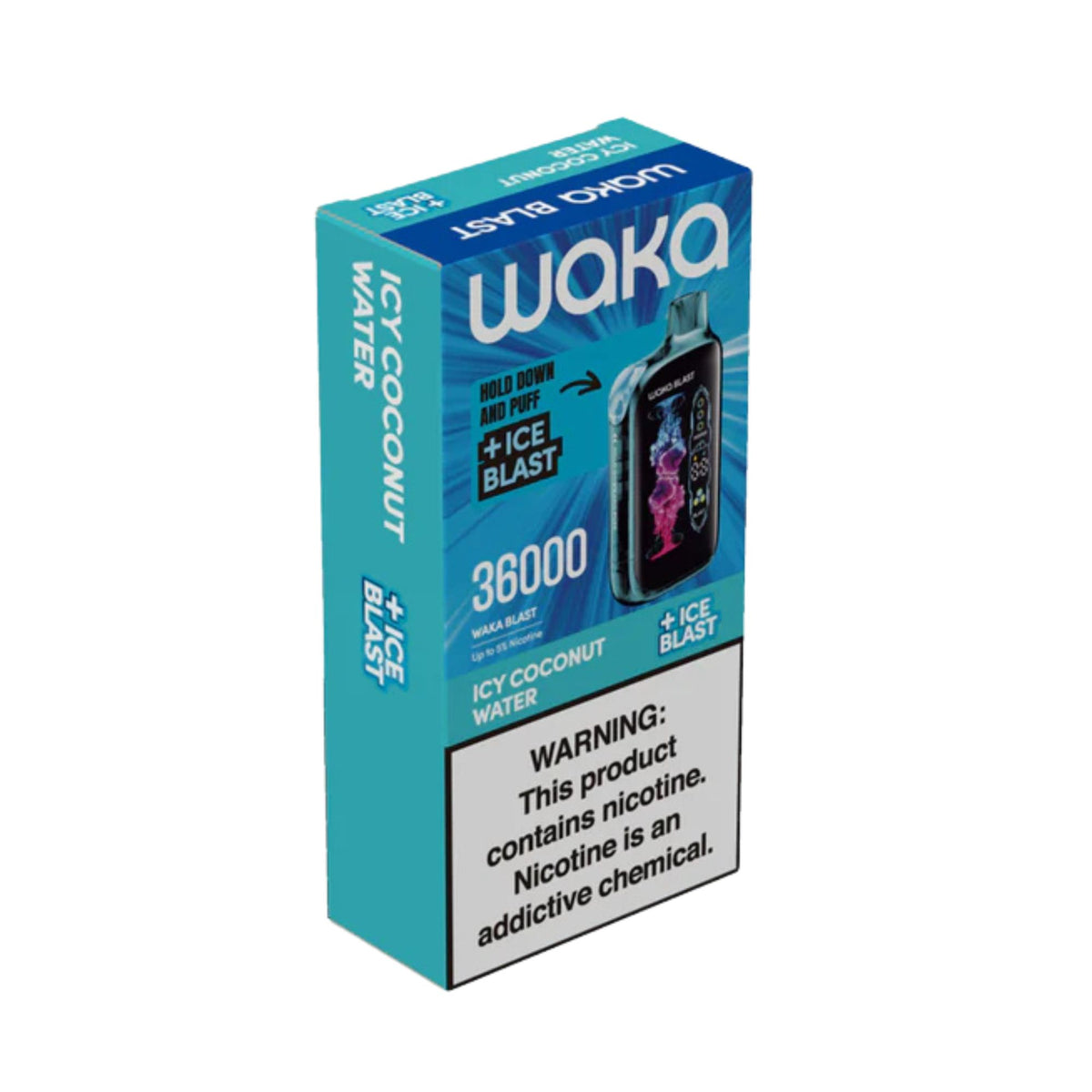 Vape Waka Blast Icy Coconut Water 36000 Puff 5% Nicotina — Amarket