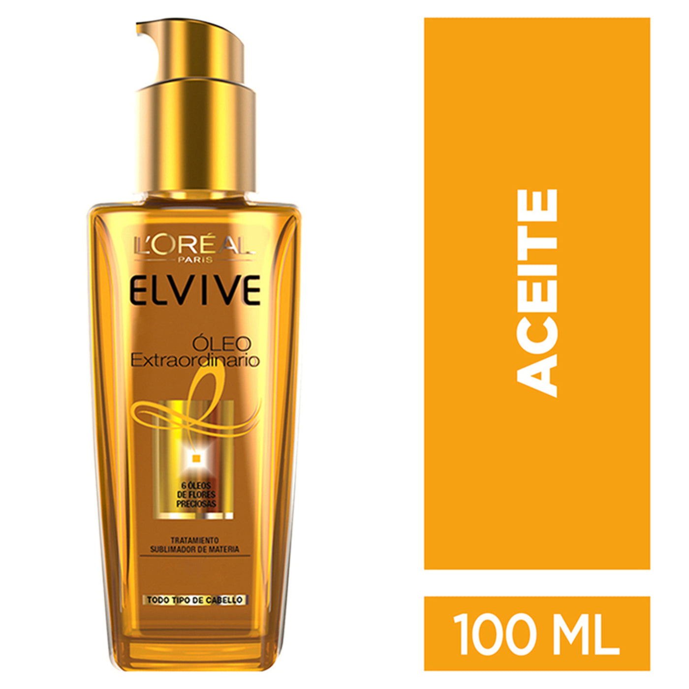Aceite Elvive Tratamiento Capilar Extraordinario X 100Ml — Amarket