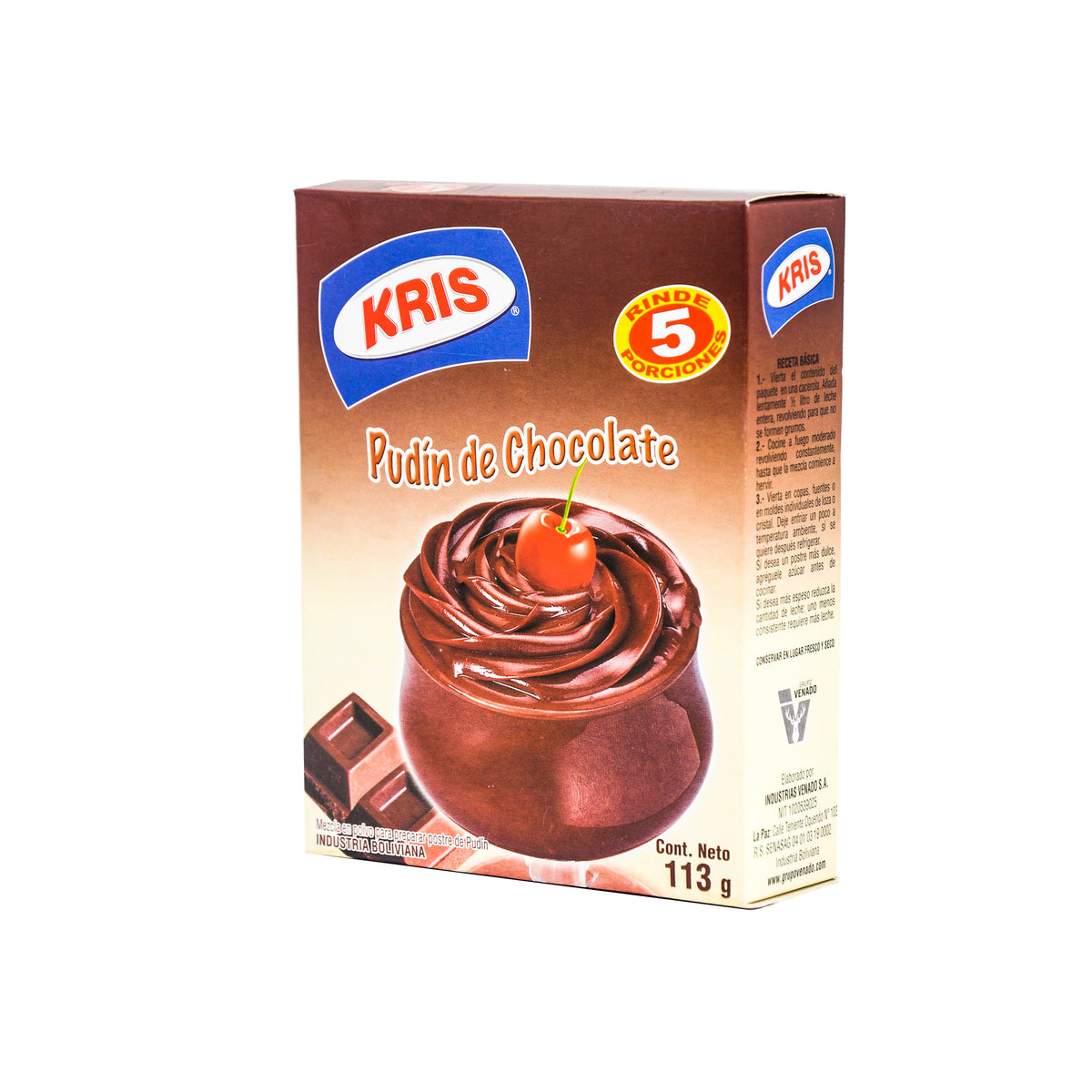 Pudín Kris De Chocolate En Polvo X 113G — Amarket