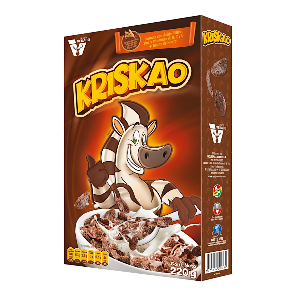 Cereal Kris Kriskao Sabor Chocolate X 220G — Amarket
