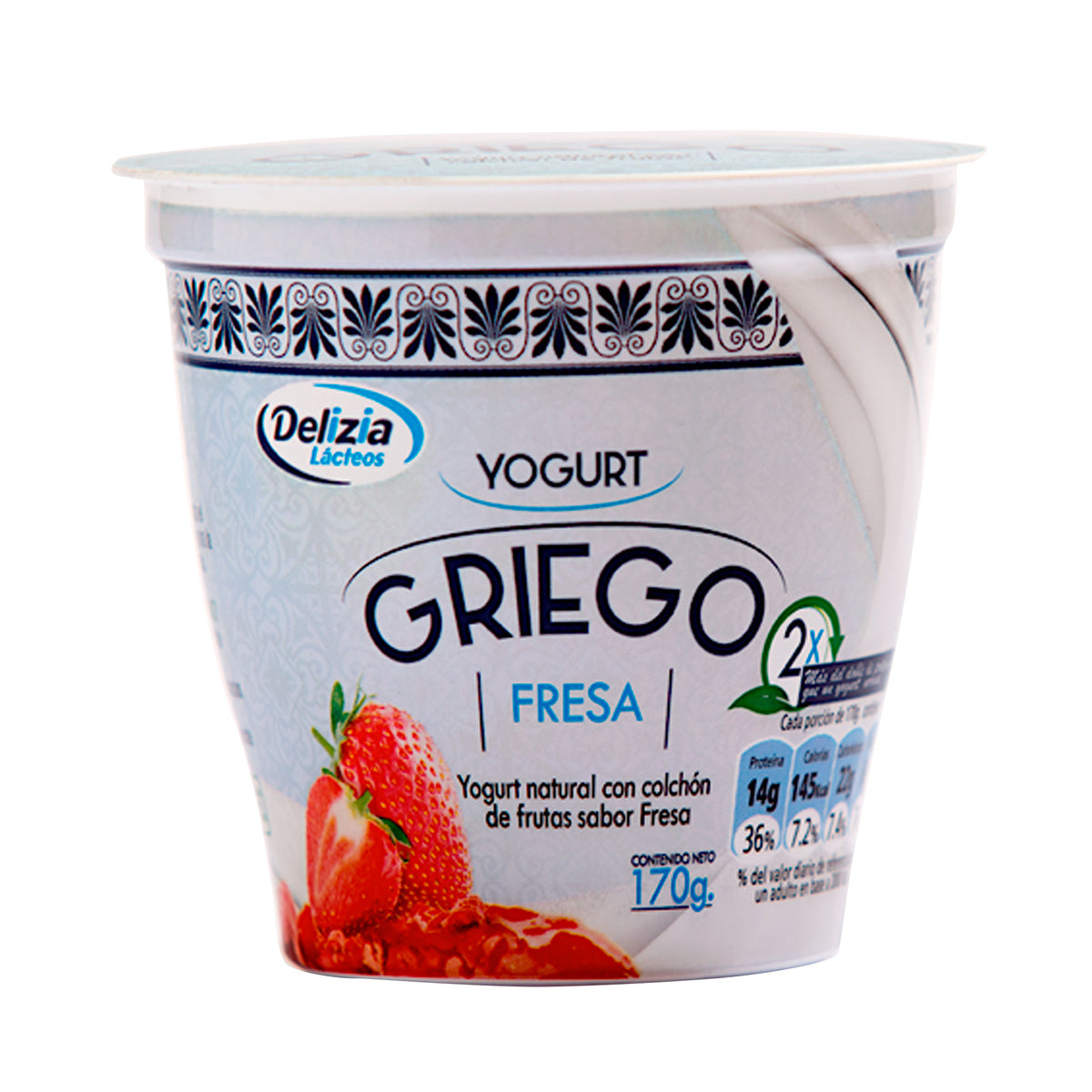 Delizia Griego Yogurt Fresa X 170G — Amarket