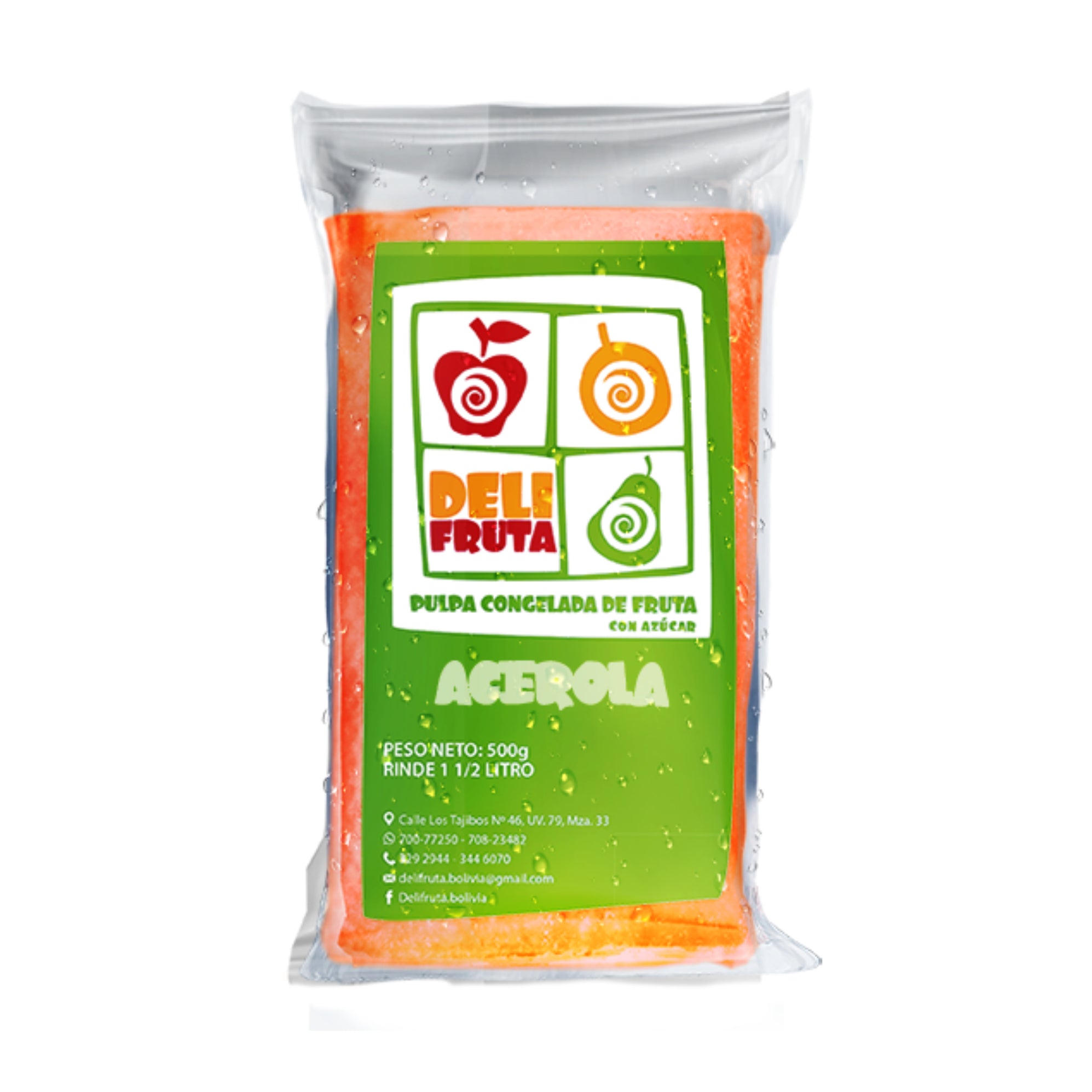 Pulpa De Fruta Congelada Delifruta Acerola X 500G — Amarket