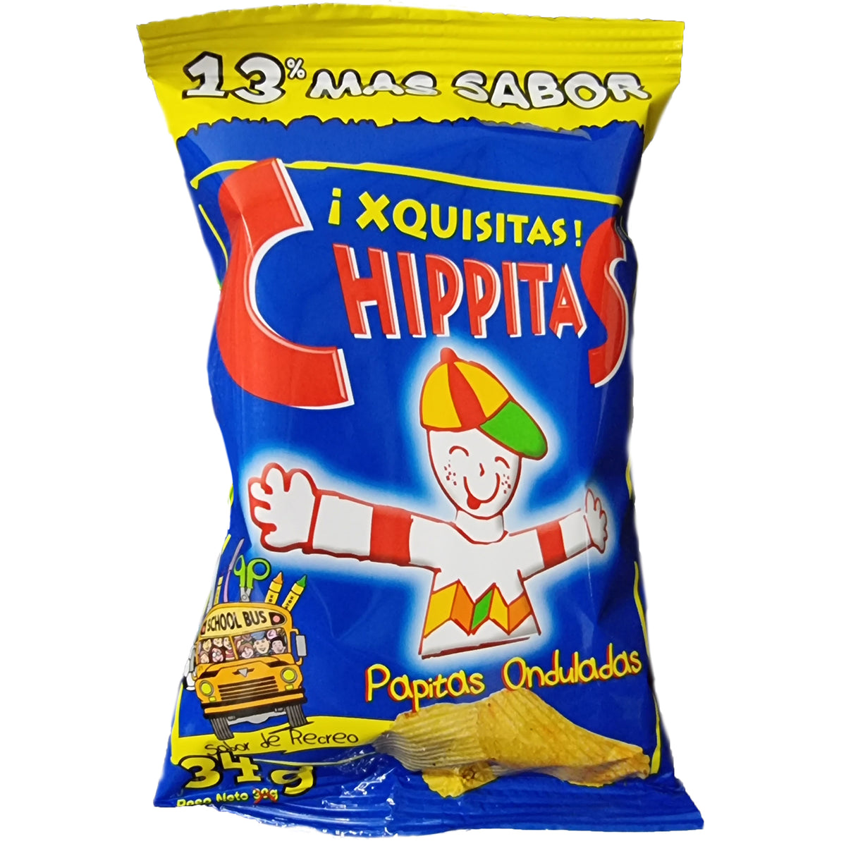 Chippitas Papitas Onduladas X 34G — Amarket