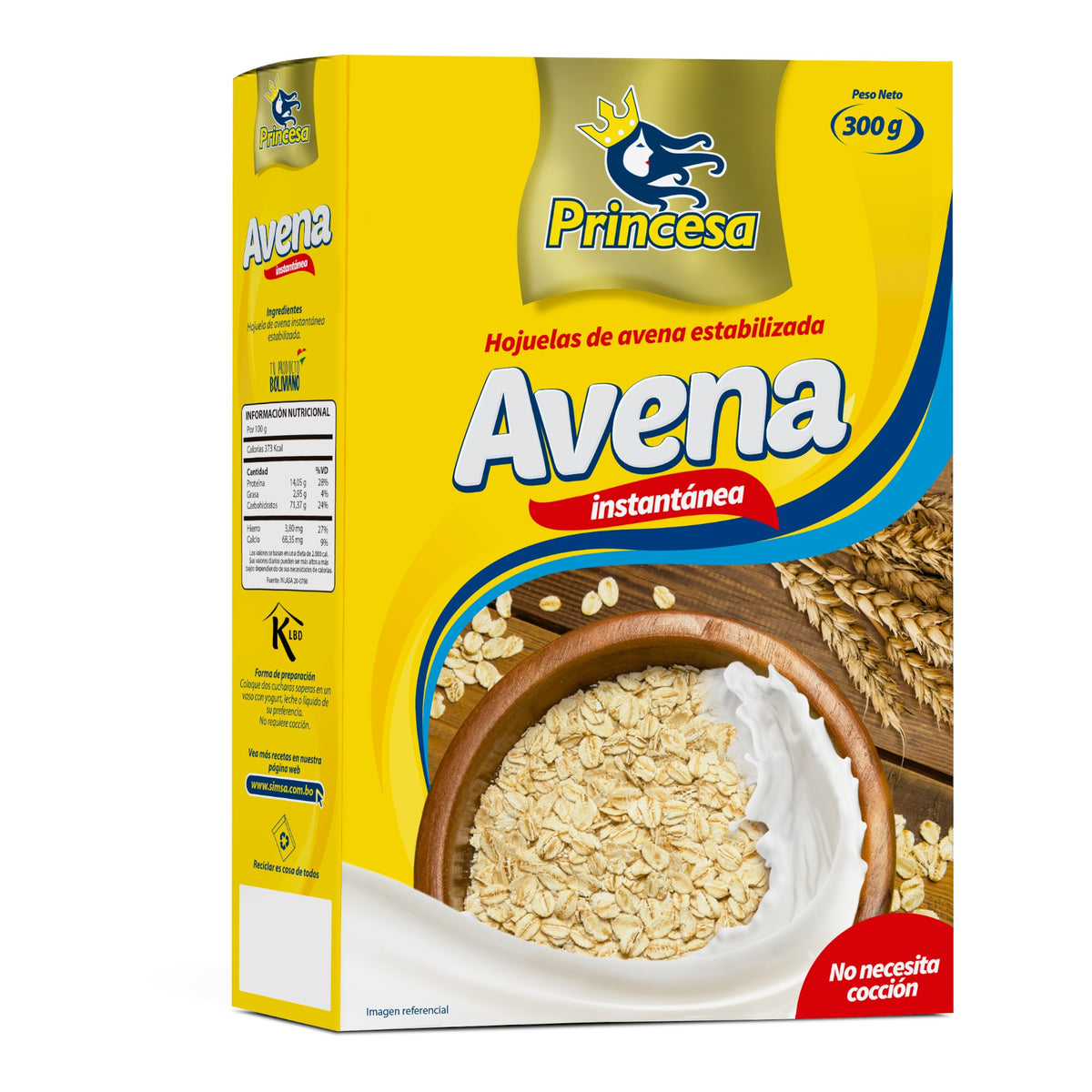Avena Princesa Instantánea X 300G — Amarket