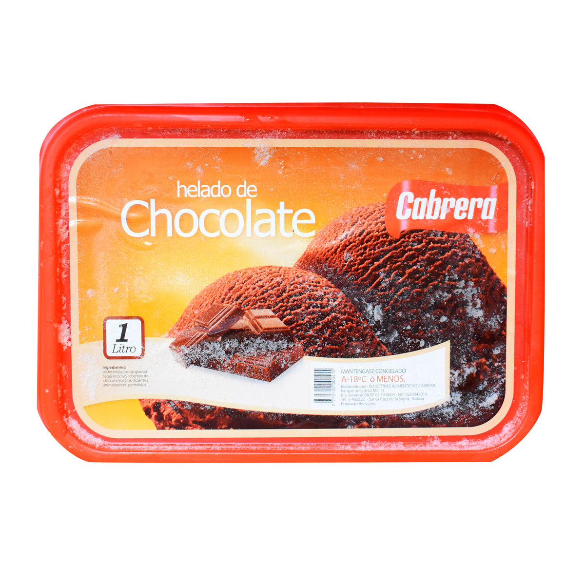 Cabrera Helado Sabor Chocolate X 1 L — Amarket