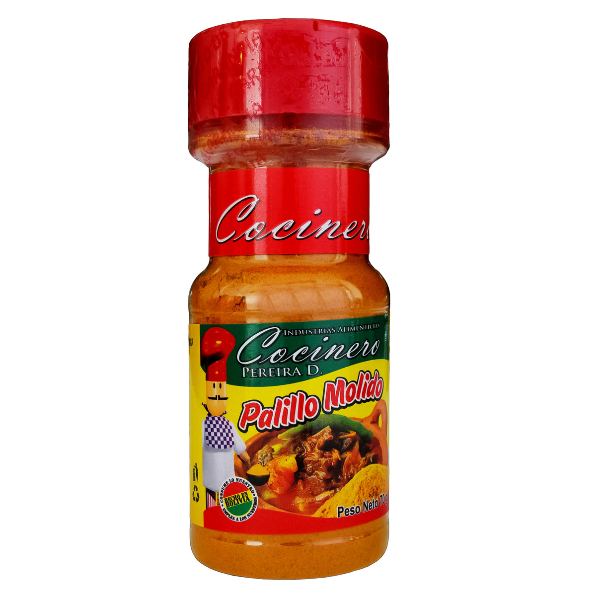 Palillo Molido Cocinero Frasco X 70G — Amarket