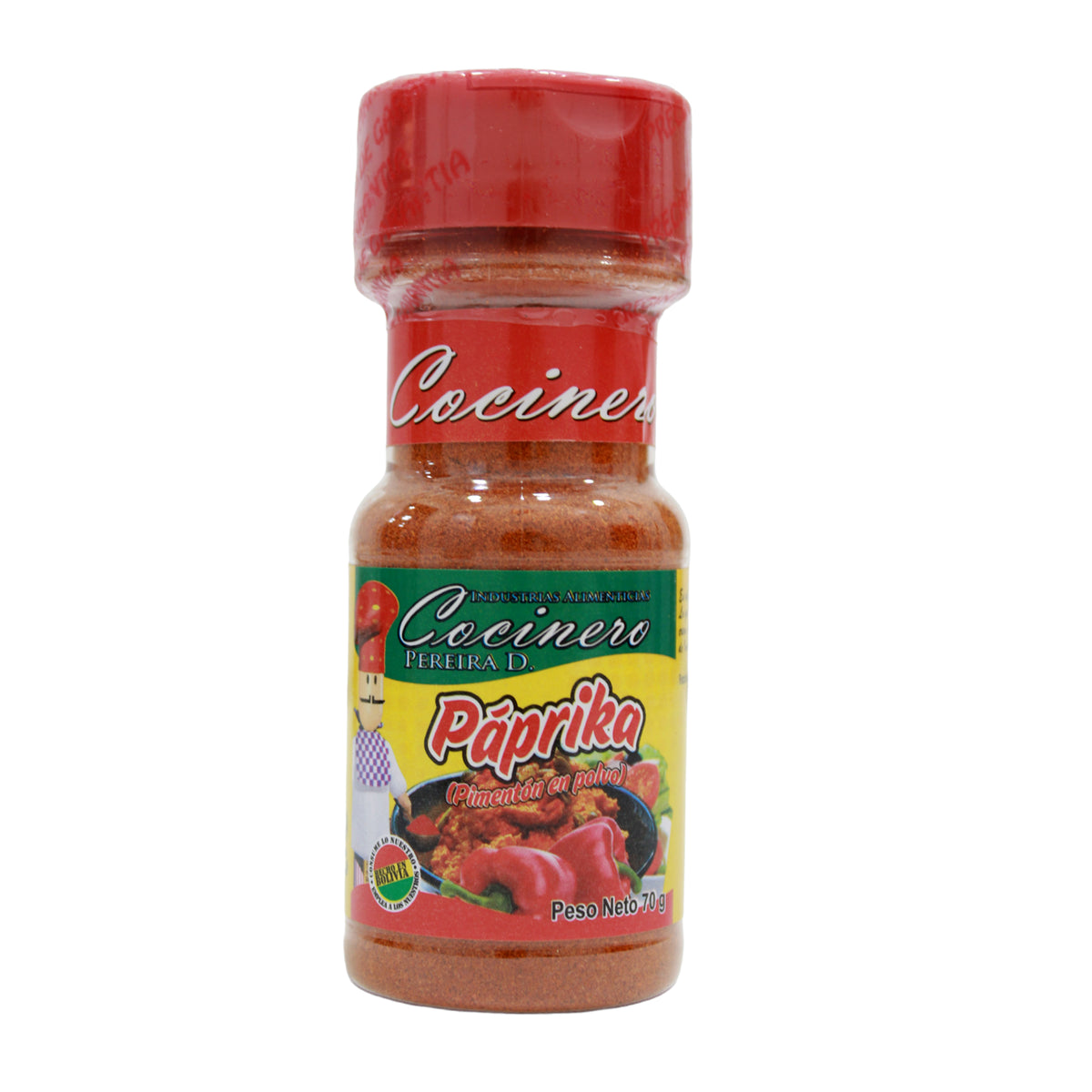 Pimentón En Polvo Paprika Cocinero X 70G — Amarket