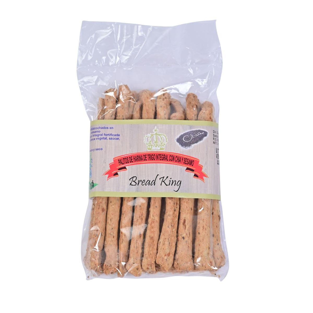 Bread King Palitos De Trigo Integrales Con Chia Y Sesamo X Bolsa — Amarket