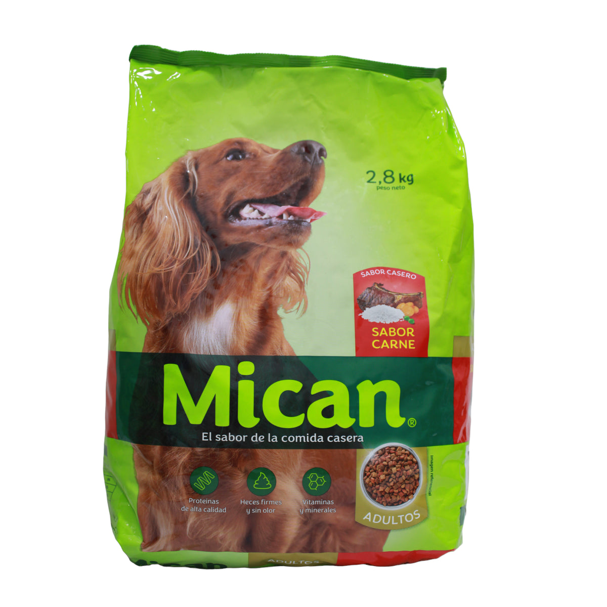 Alimento Canino Adultos Mican Sabor Carne X 2.8Kg — Amarket