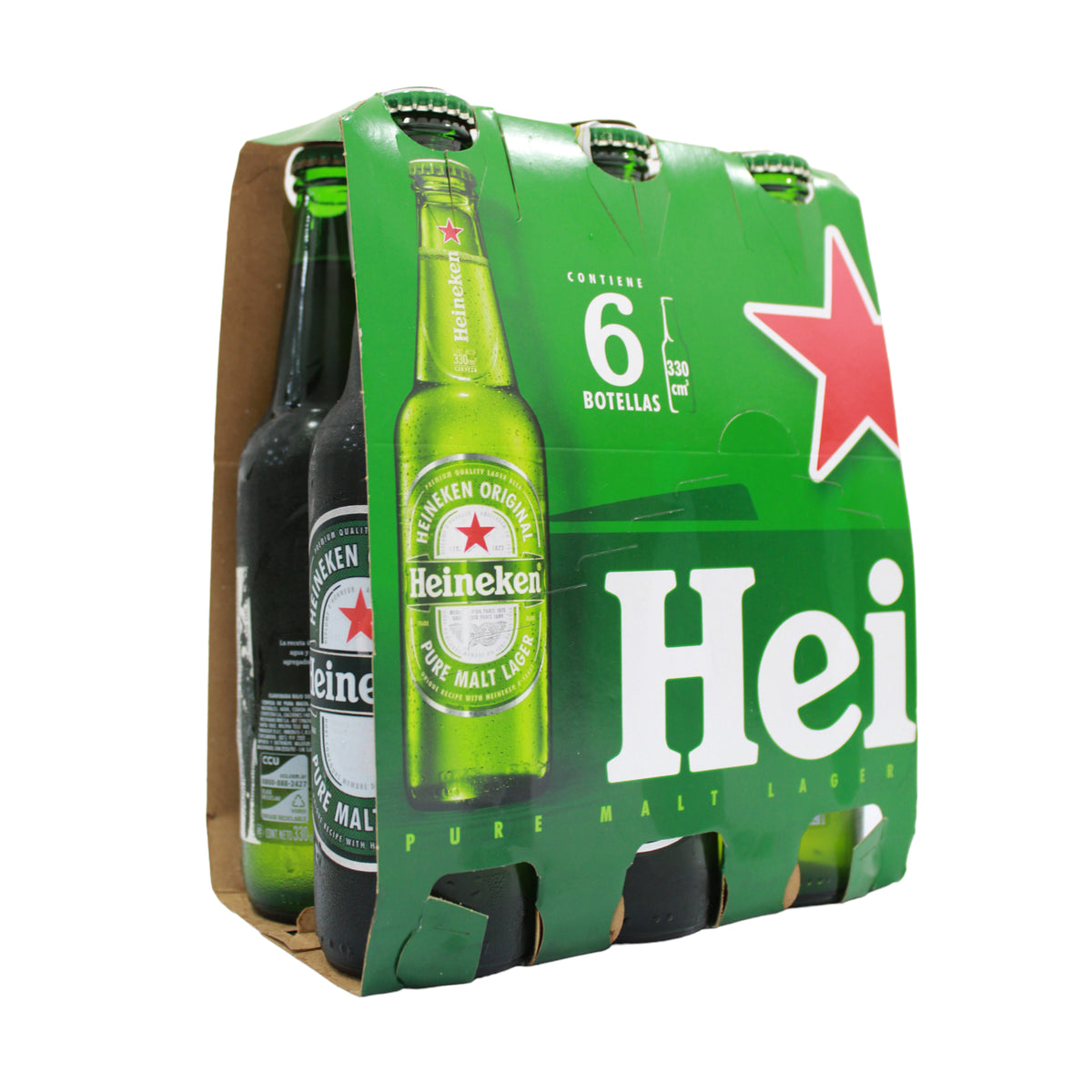 Six Pack Cerveza Heineken Botella 330Ml X 6 Unidades — Amarket