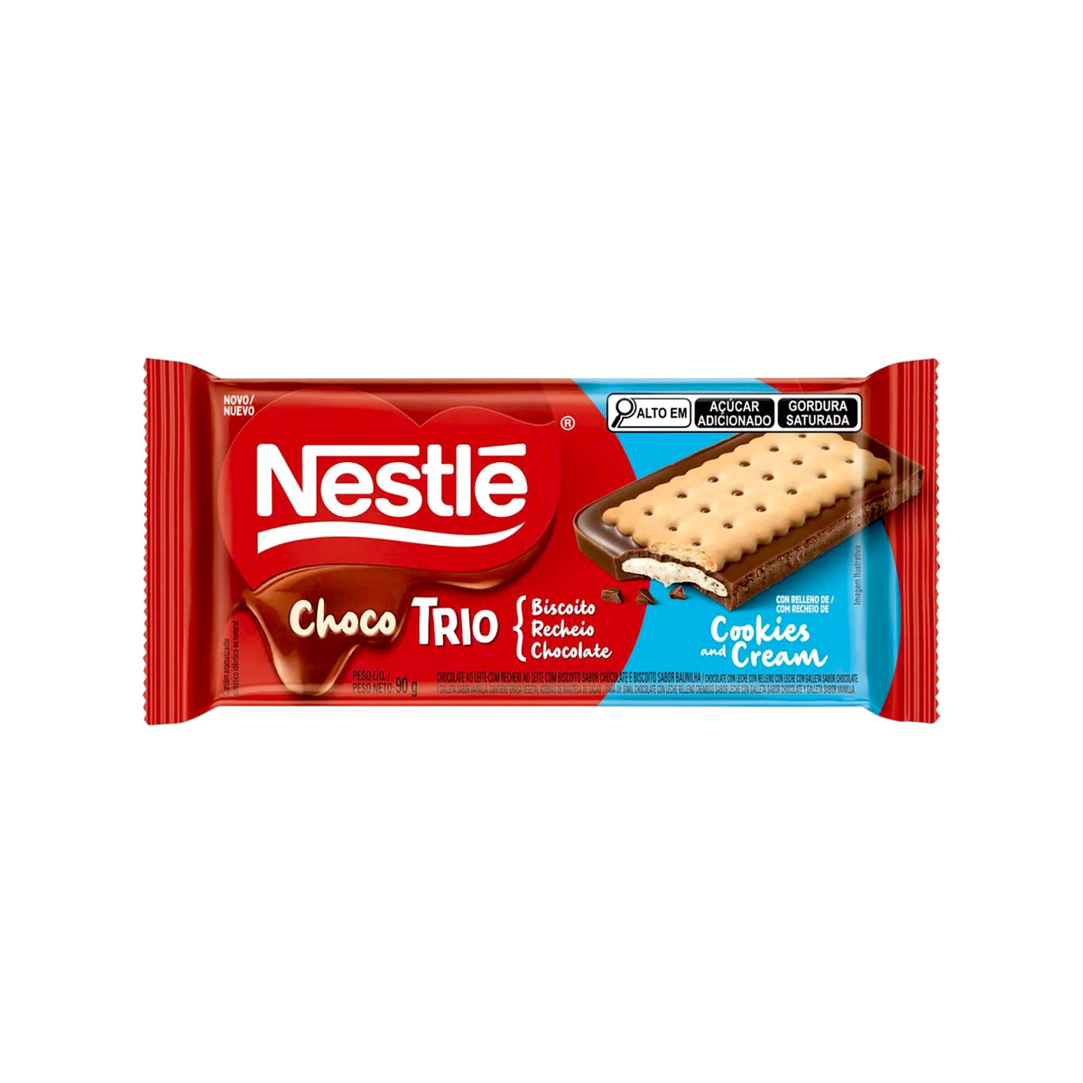 Nestle Choco Trio Cookies Cream X 90Gr — Amarket