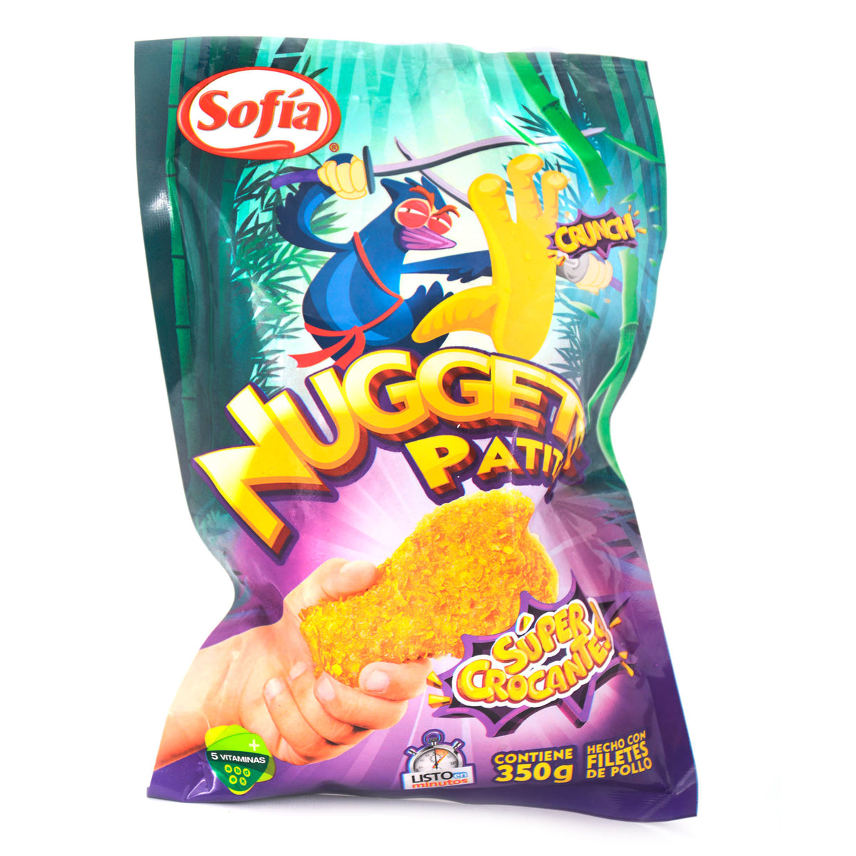 Nuggets Pati Super Croc Sofia Pollo X 350G — Amarket